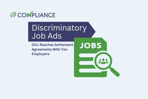 Discriminatory Job Advertisements - DOJ Reaches Settlement Agreements ...